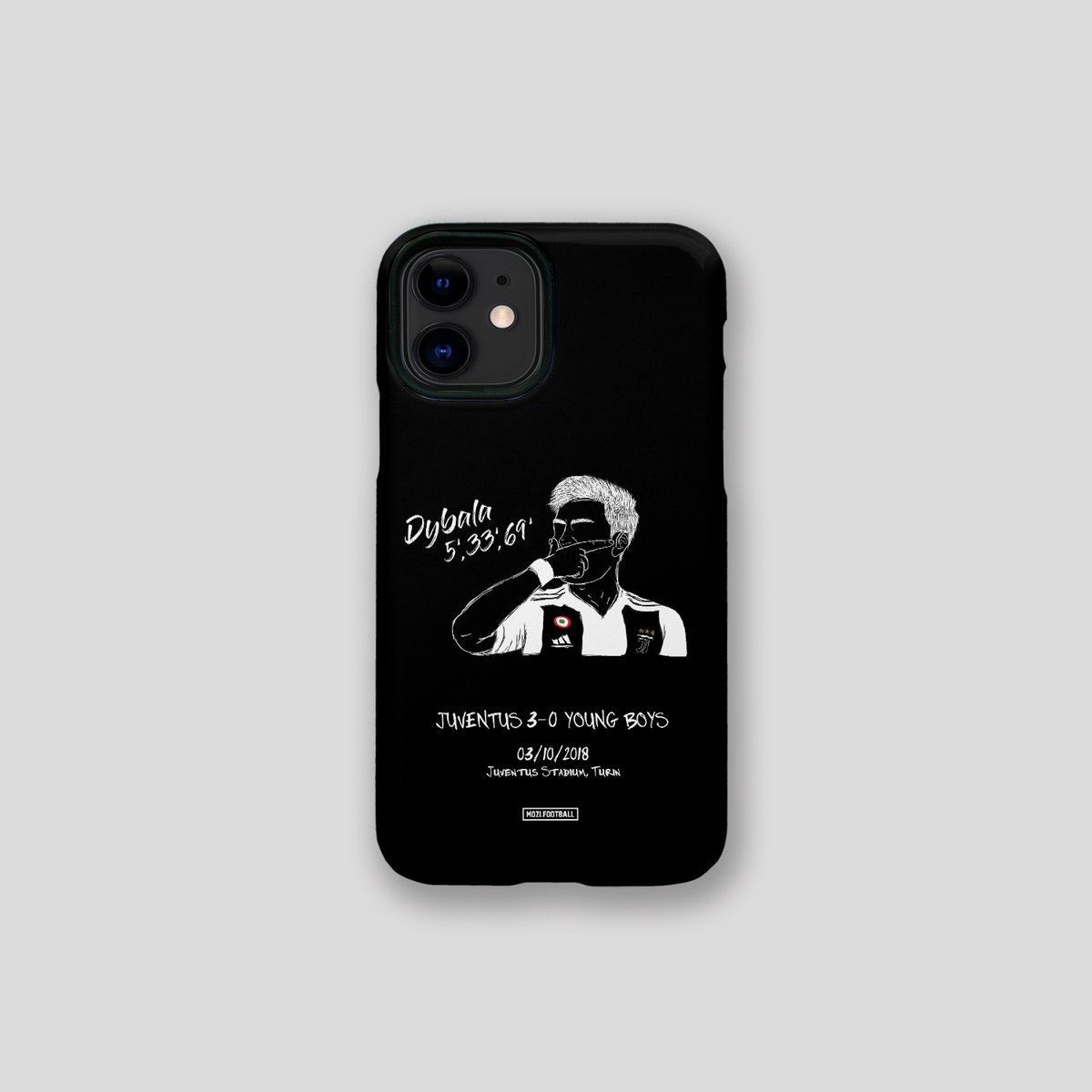 Paulo Dybala Mask Hand Sketched Phone Case | Project.Mozi